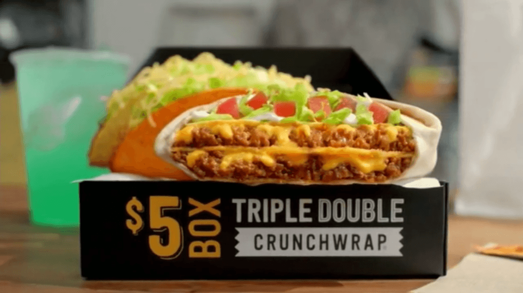Taco Bell $5 Triple Double Crunchwrap Deal - ValueGrub
